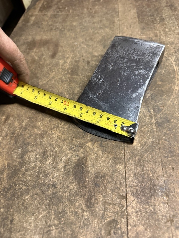 Antique Rare 3-1/4 Lb Single Bit Wedge Axe Head Marked Marsh Oakland ...