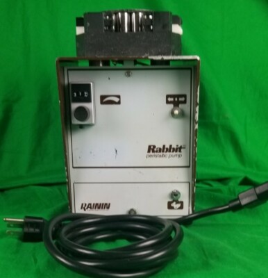 Rainin Rabbit Peristaltic Pump Whith 2 Channel Head Tested and Working ...