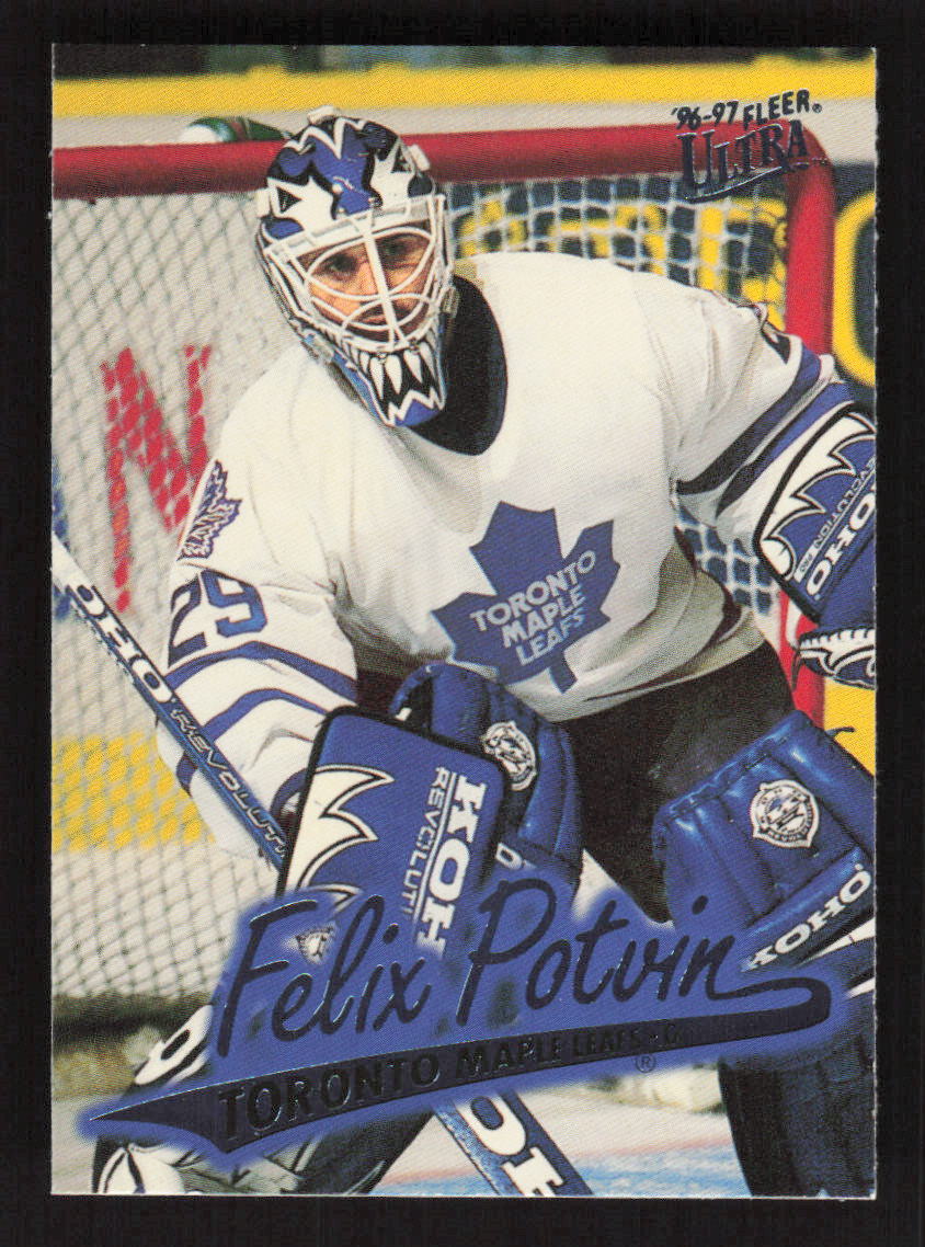 1996 Fleer Ultra #165 Felix Potvin Toronto Maple Leafs | eBay