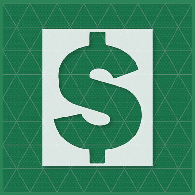 Dollar Sign Stencil – Money, Finance, Wealth, Business, Symbol, Craft ...