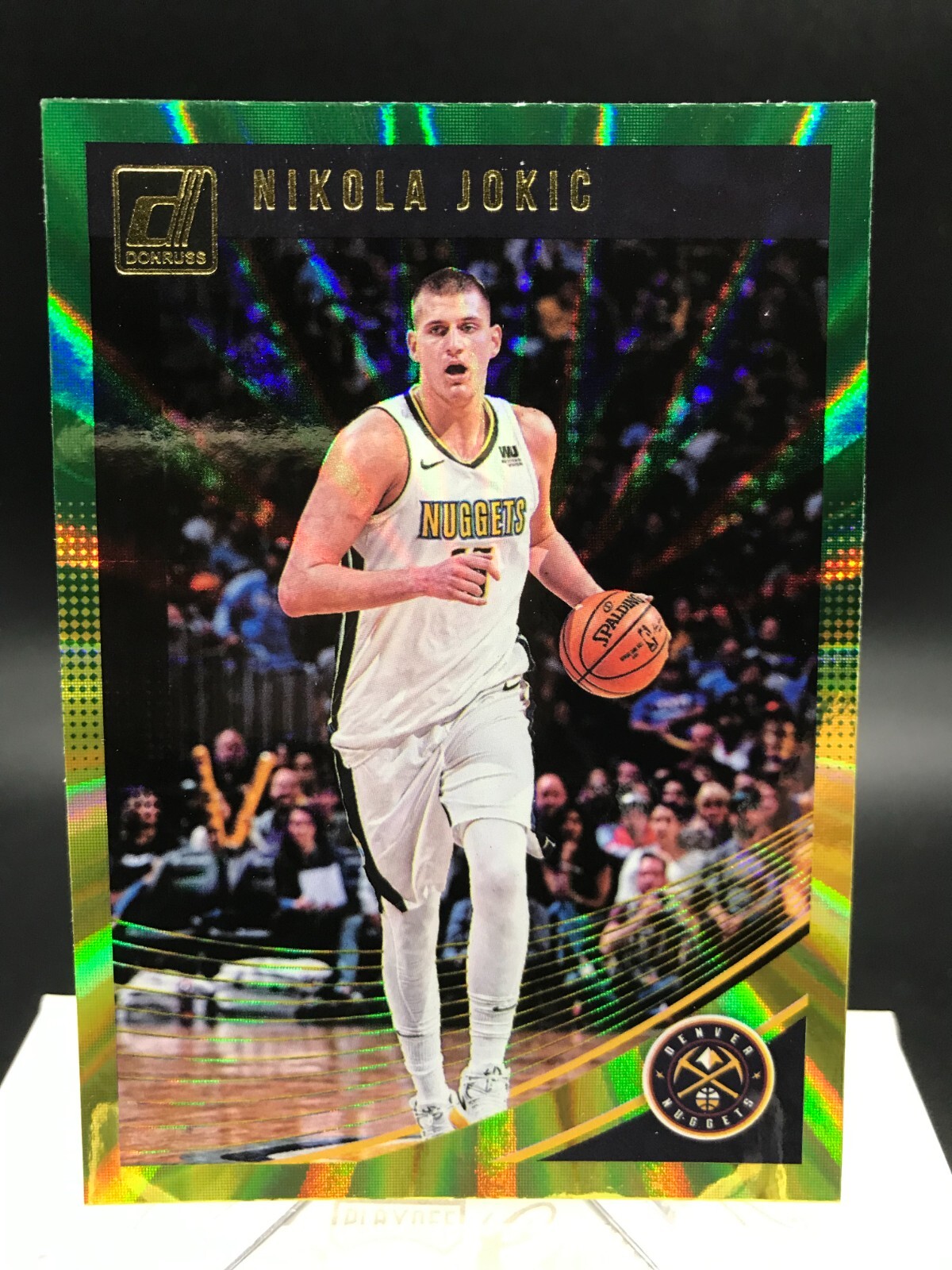 2018-19 Donruss - NIKOLA JOKIC - HOLO "GREEN & YELLOW" LASER / SP ...