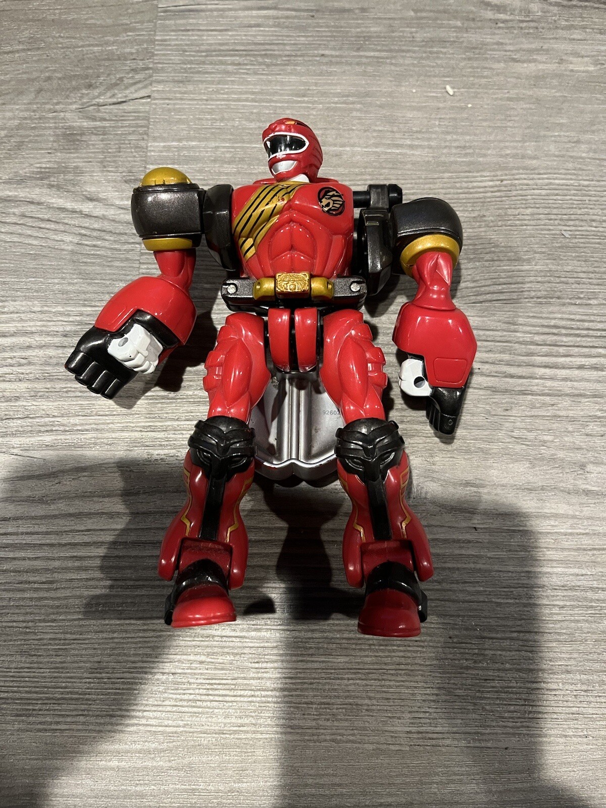 2002 Power Rangers Wild Force Deluxe Red Primal Morphin Gorilla Action ...