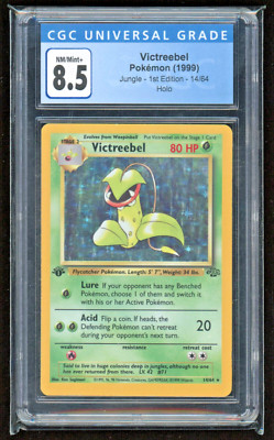 1999 VICTREEBEL 1ST EDITION HOLO JUNGLE CGC 8.5 MINT #14/64 POKEMON ...