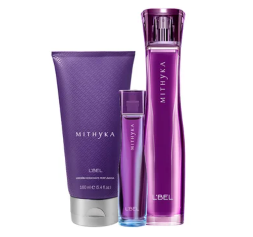 Mithyka by L'bel Set Women Perfume 1.7oz Body Lotion 4 oz .33oz Mini ...