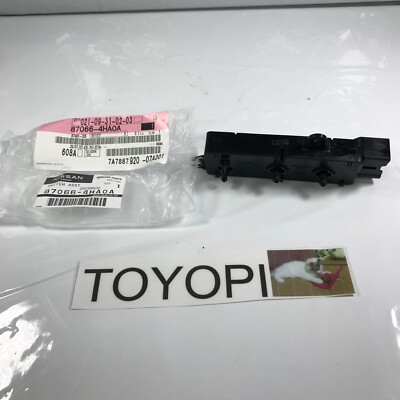 NISSAN Genuine Maxima Switch Front Left Seat 87066-4HA0A | eBay
