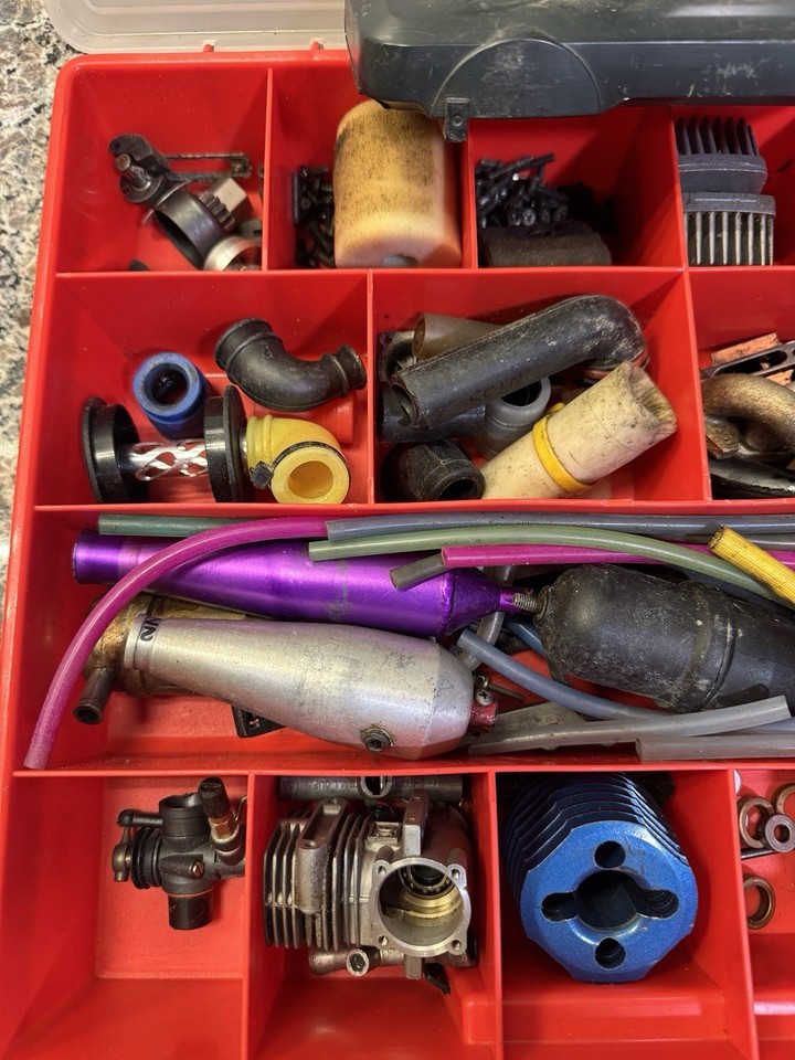 HPI Misc. Parts Lot Nitro RS4 Radio & Engine Parts 1/10 RC | eBay