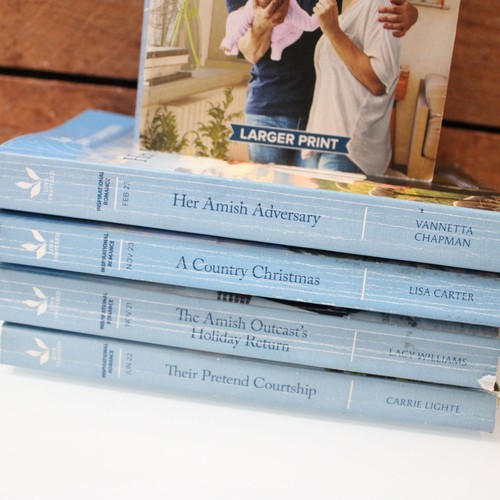 Love Inspired Inspirational Romance Book Lot of 5 Large Print Amish ...
