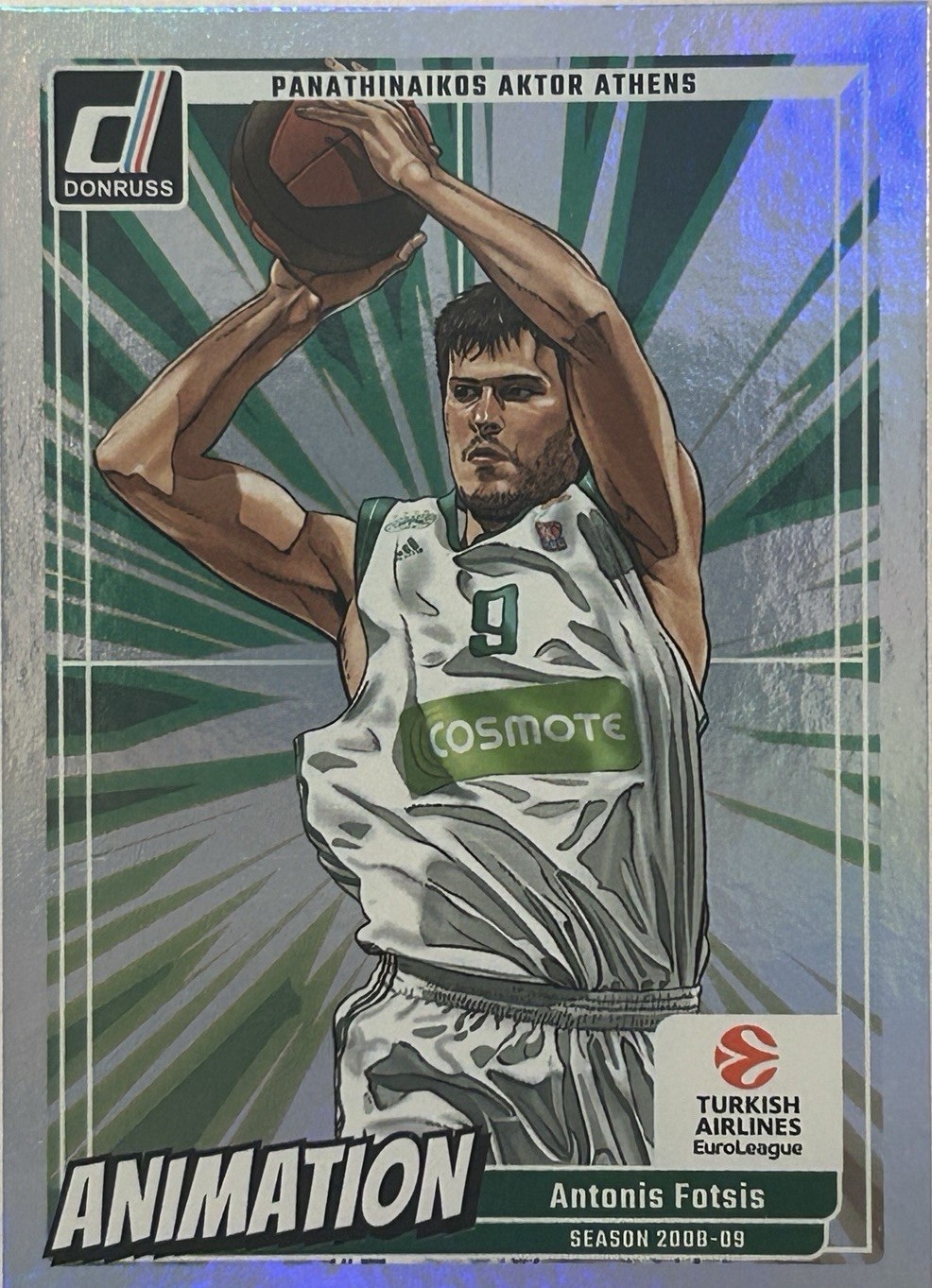 2024-25 Panini Donruss Euroleague - Animation Antonis Fotsis #8 for ...