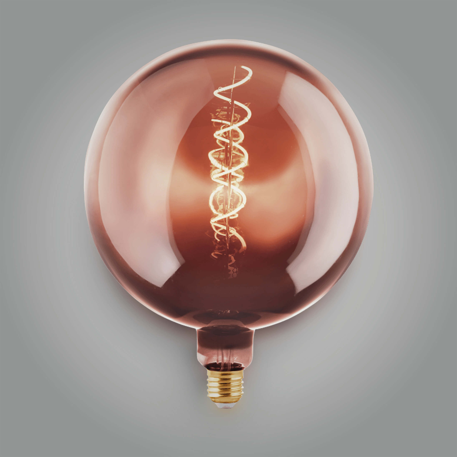 EGLO 11897 LED Bulbs E27 Decorative Lamp Bulb Copper Red Filament 1600K ...