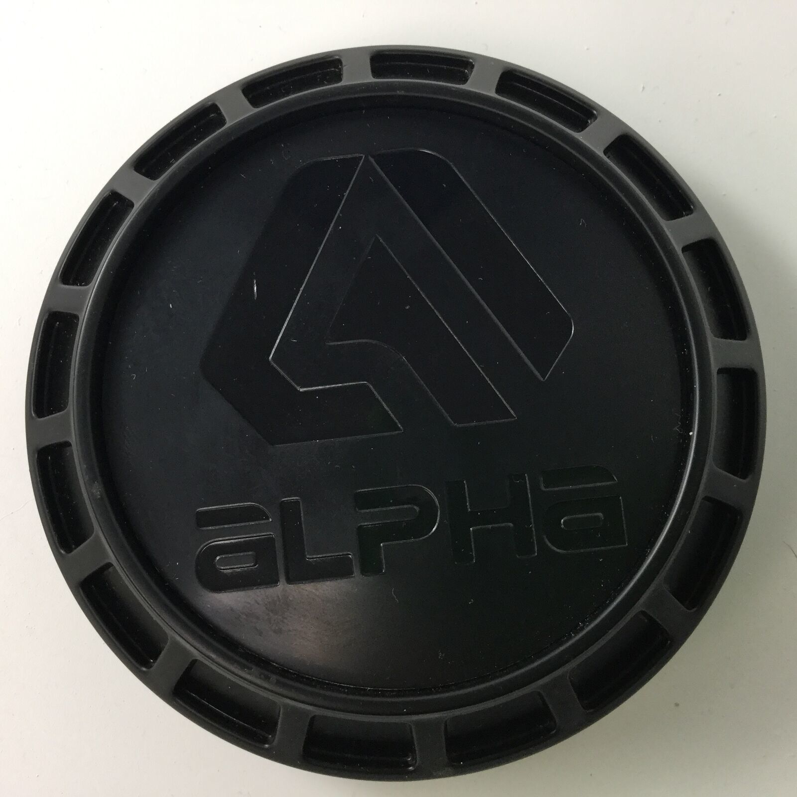 Alpha Satin Black Snap In Wheel Center Cap T715K103 T715K103-S2 4" DIA ...