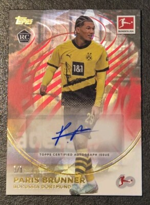 Topps 2023-24 BL 60 Year !!! Paris Brunner 1/1 Auto RC !!! ULTRA RAR ...