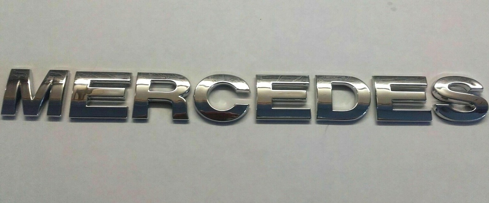 New Chrome 3D Self-adhesive Car Letters badge emblem sticker Spelling ...