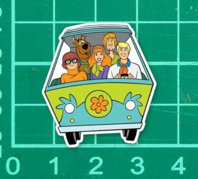 Scooby Doo Mystery Machine Sticker Decal | eBay