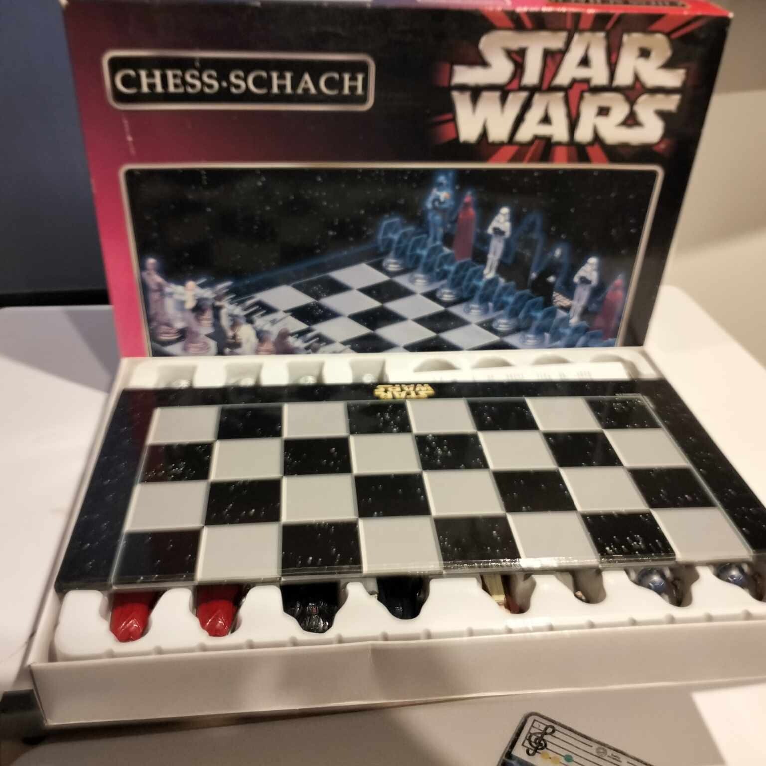 Star Wars Chess Set - Rare 1999 - Box Opened - Collector's Edition ...