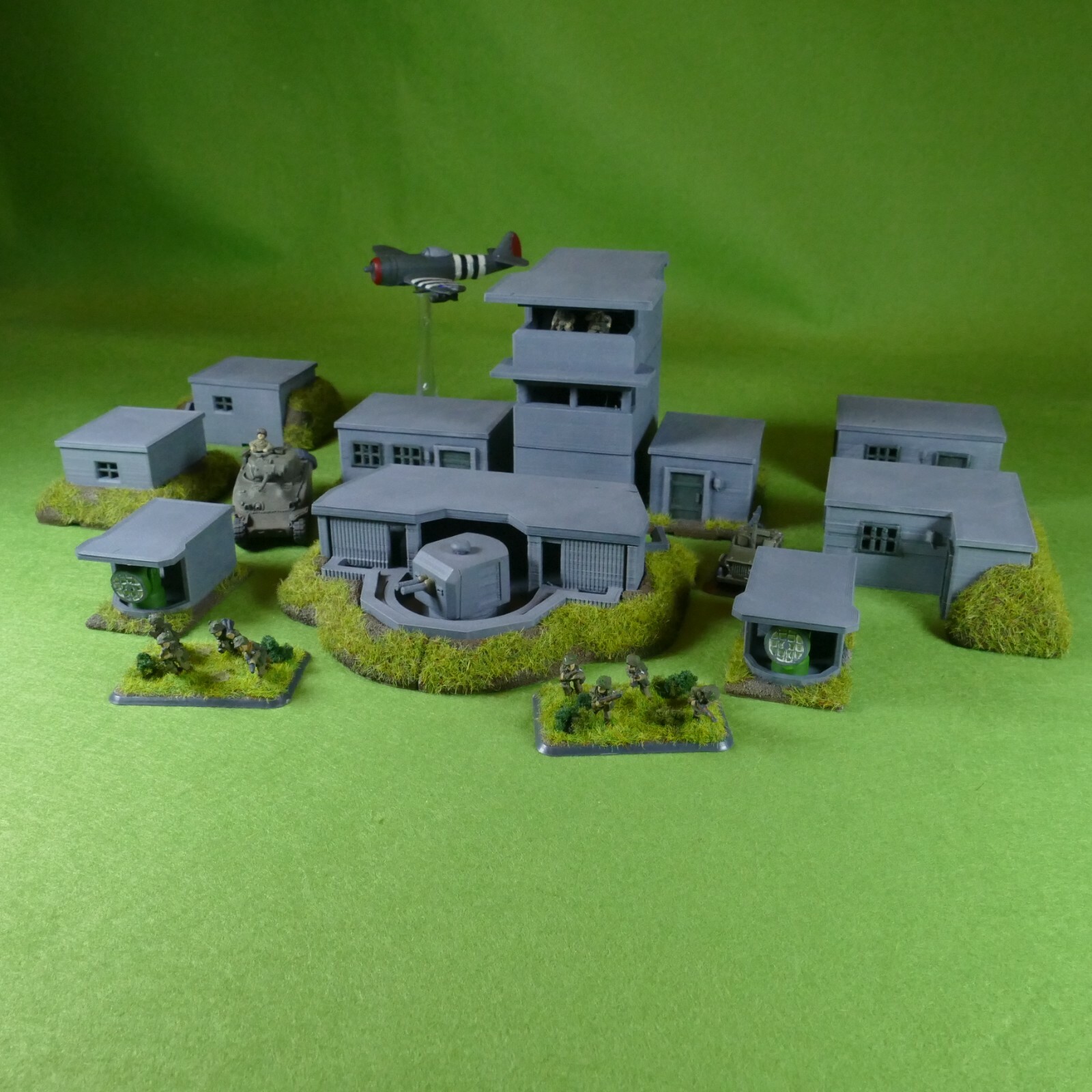 15mm Flames of War British Coastal Defence Bunkers for WW2 Wargaming | eBay