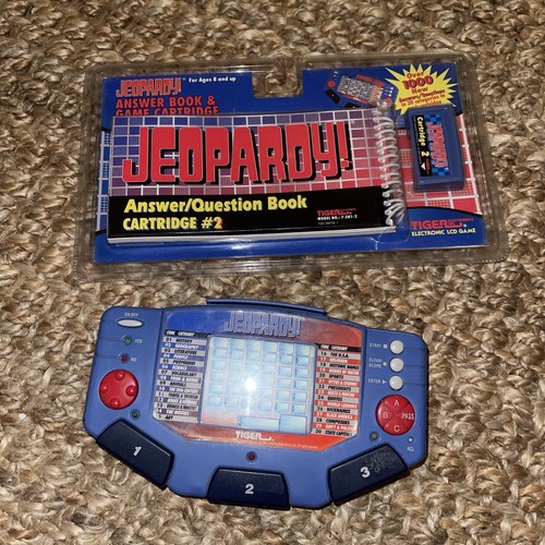 ORIGINAL VINTAGE JEOPARDY HAND HELD TIGER ELECTRONICS GAME WITH ...