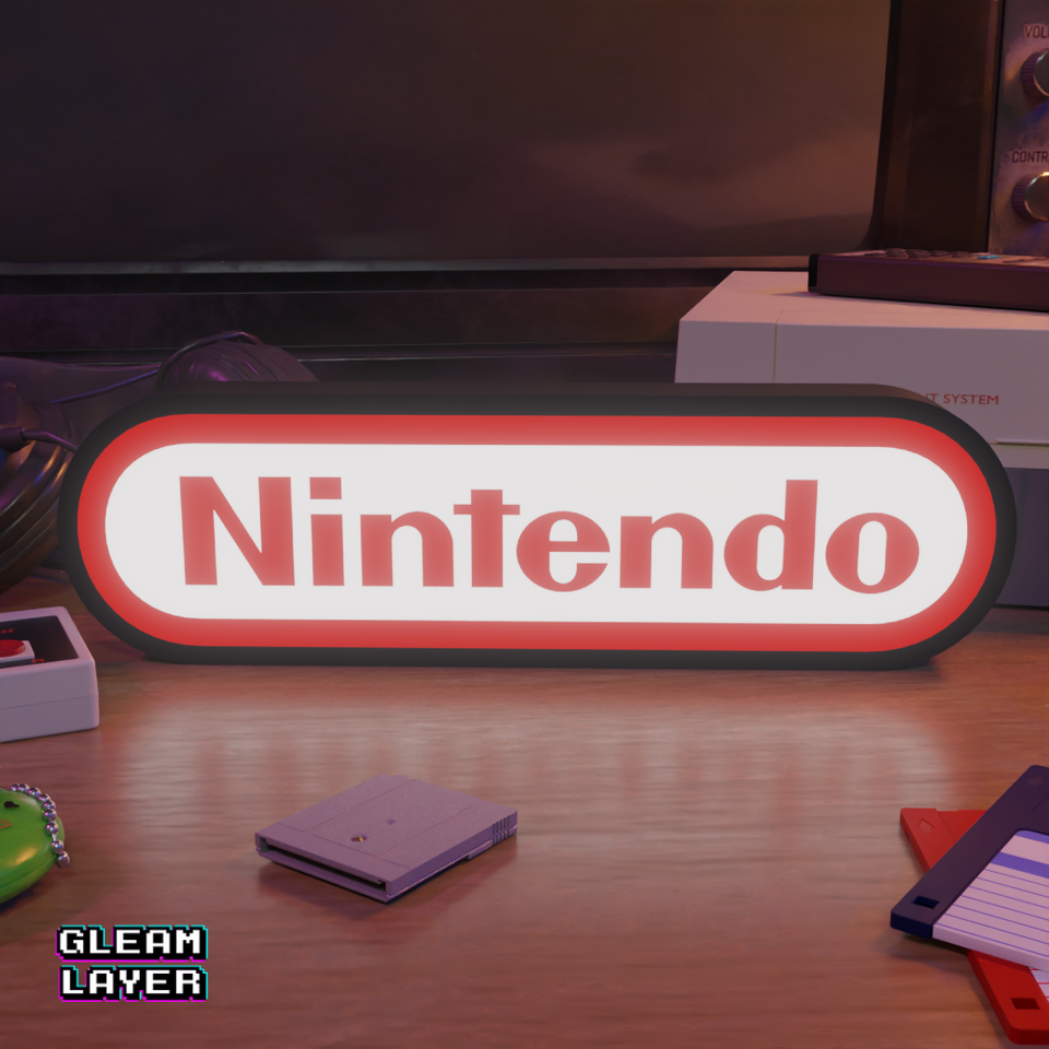 Nintendo Led Lightbox Gaming RGB Light Sign | eBay