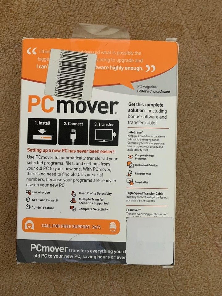 LapLink PCMover Ultimate SafeErase for Windows 8, 7, Vista, XP | eBay UK
