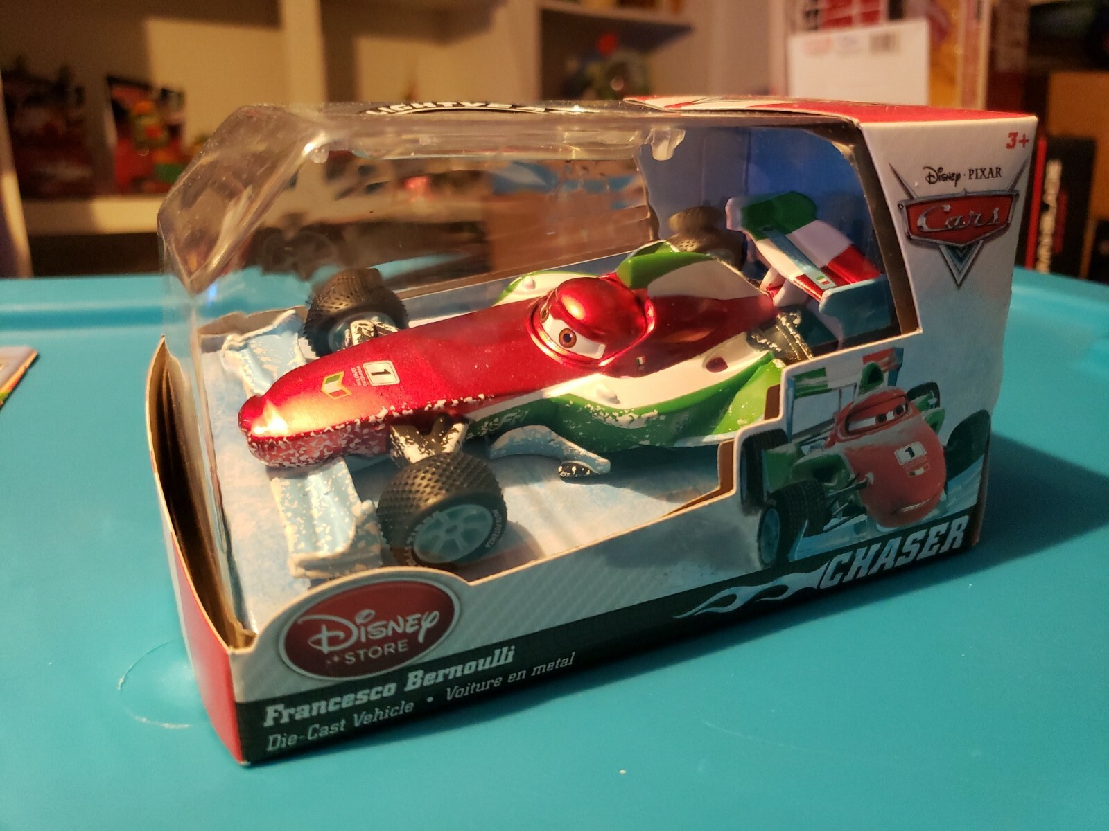 NEW Disney Store Cars Francesco Diecast 1:43 Ice Racers Chaser Vehicle ...