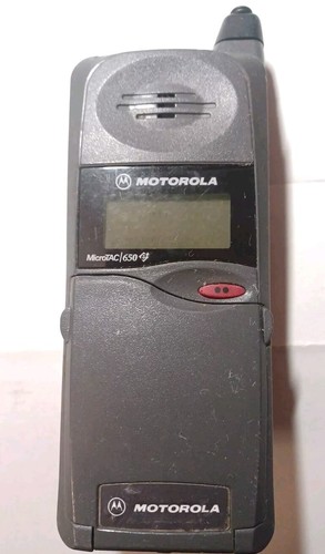 Vintage Motorola MicroTAC/650 Flip Cell Phone with antenna ***Not ...