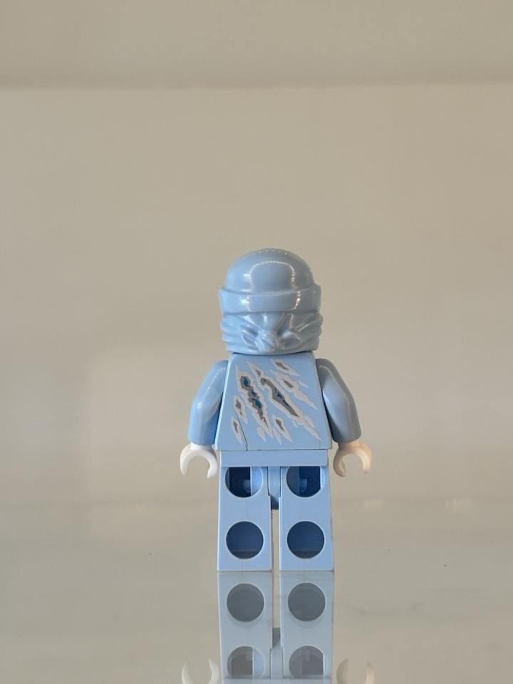 LEGO Rare Zane NRG Ninjago Minifigure light blue Great condition | eBay