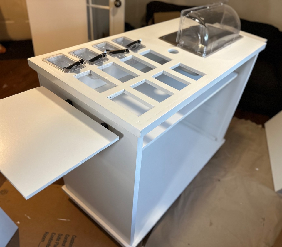 Collapsible Mobile Food Cart for Catering Business | eBay