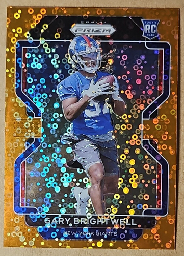 2021 Panini Prizm Gary Brightwell Orange Disco Prizm RC Rookie #400 NY ...