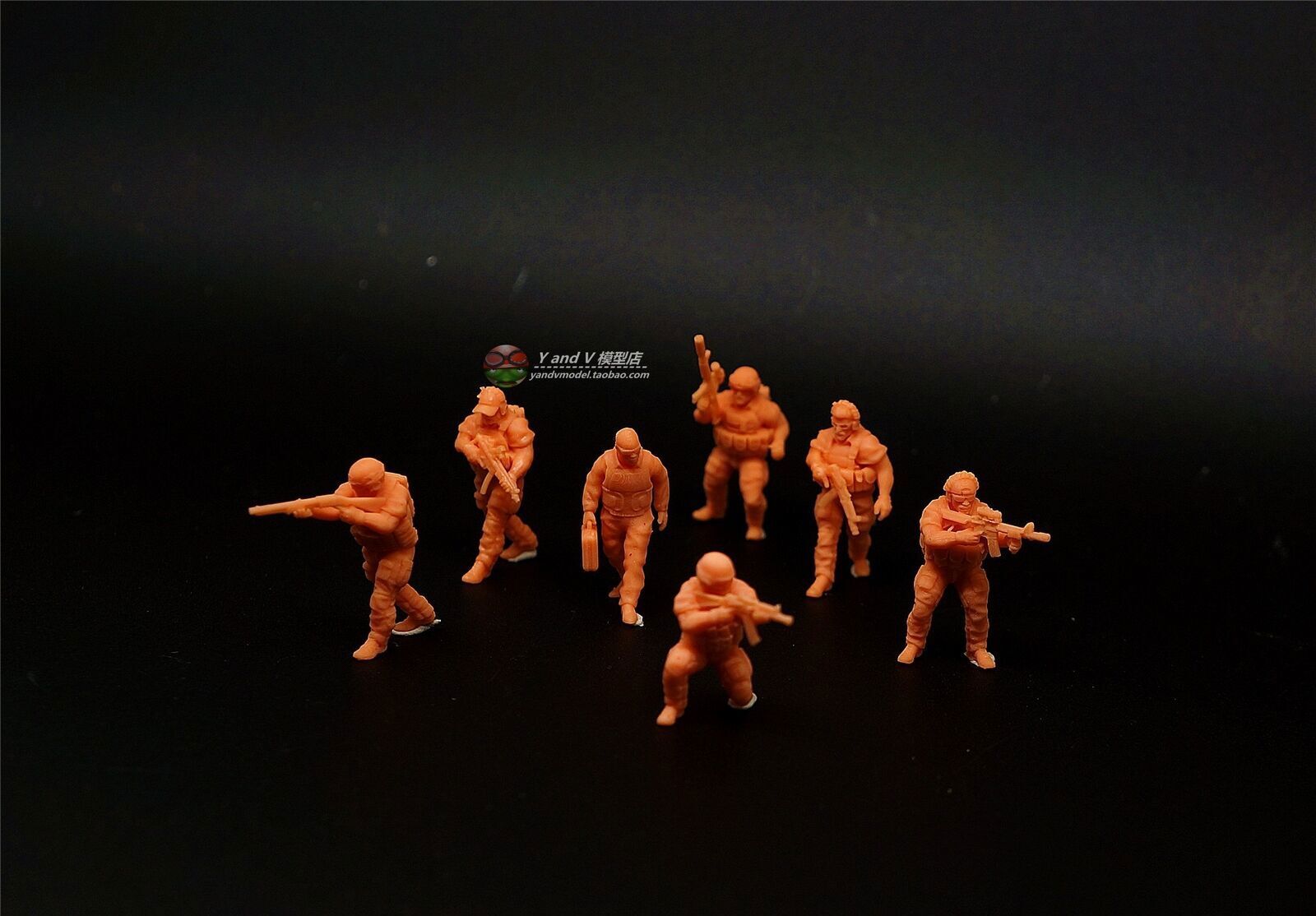 1/72 Modern mercenaries protect arms dealer bosses High-precision 3D ...
