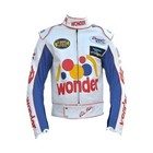 Men's Ricky Bobby Wonder Bread Racing Talladega Nights White Leather ...