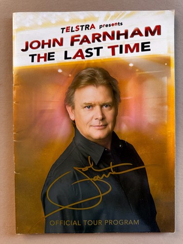John Farnham - The Last Time 2002 Official Tour Program | eBay