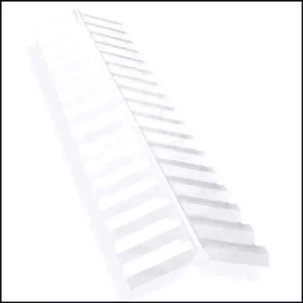 Suntuf 4 ft. Clear Polycarbonate Roof Ridge Cap Flashing Panel ...