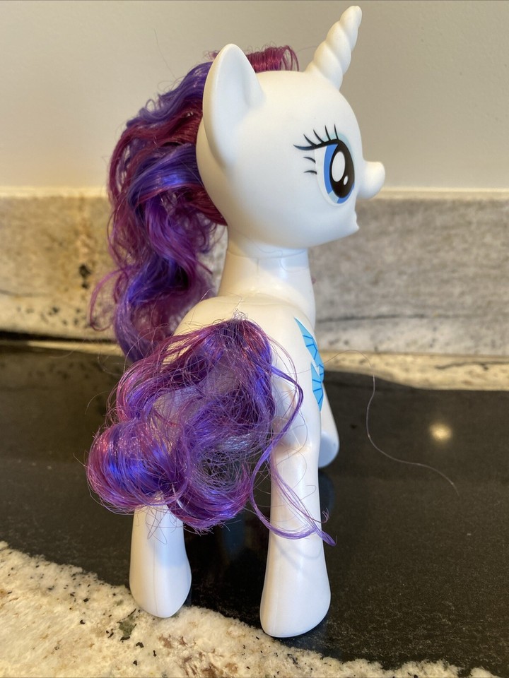 My Little Pony Rarity Brushable Talking 7” Figure MLP G4 Fashionista | eBay