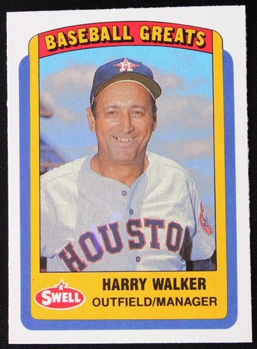 1990 Swell Baseball Greats - #33 Harry Walker for sale online | eBay