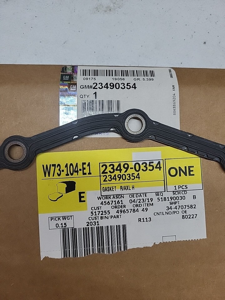 23490354 NEW GM OEM REAR AXLE GASKET CHEVROLET GMC | eBay
