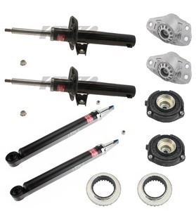 VW Tiguan 2009-2010 Front and Rear Suspension KIT Shocks Struts Mounts ...