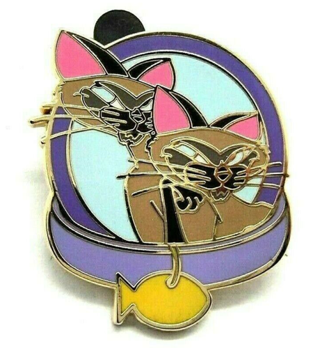 Disney Pin Magical Mystery Dog & Cat Collars - Si and Am [95708] | eBay
