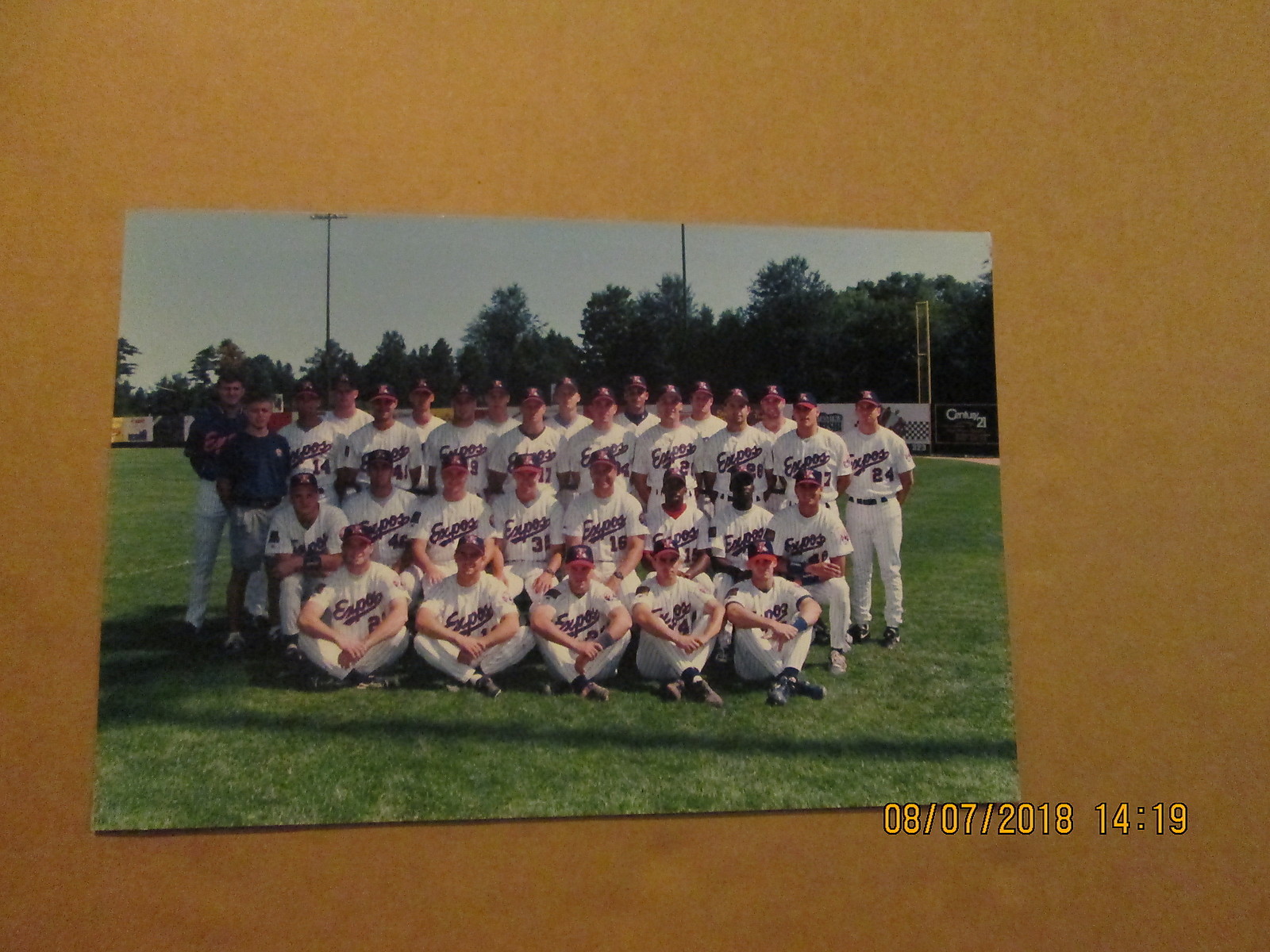 NYPL Vermont Expos Vintage Defunct Circa 1994 Color 8 x12 Baseball Team ...
