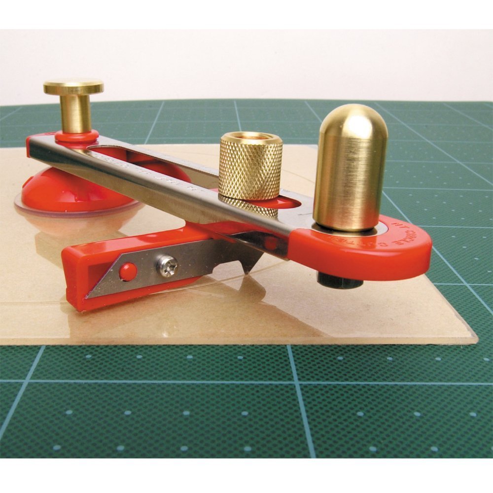 NT CP-1P Red Circle Cutter for Thin Plastic Board (5 - 20 cm in ...