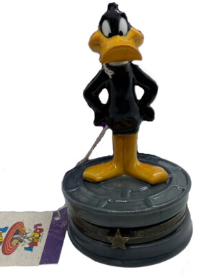 Looney Tunes Daffy Duck PHB Porcelain Hinged Trinket Box w/Tag * NO BOX ...