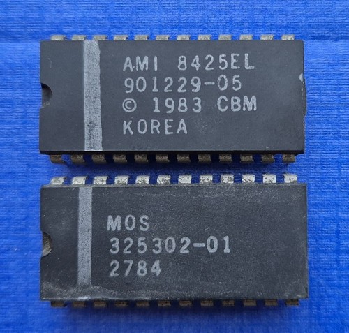 MOS 325302-01 / 901229-05 DOS ROM Chips for Commodore Floppy 1541 ...