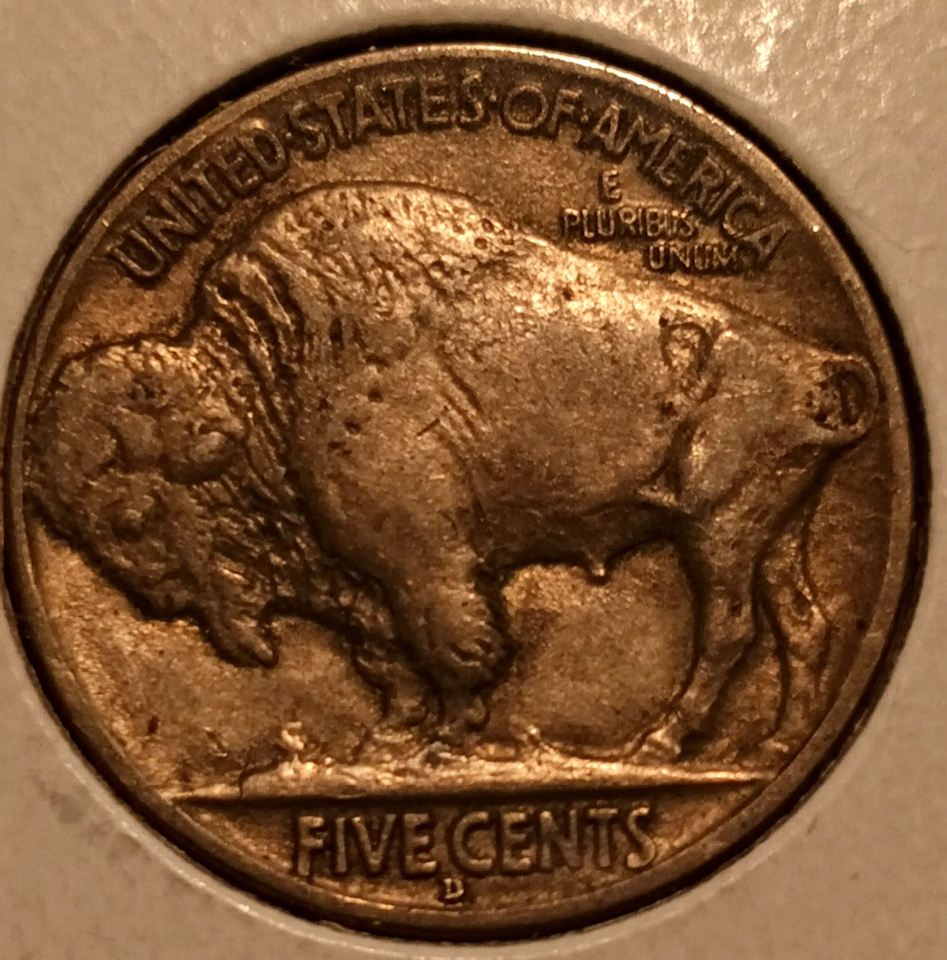 1917-D Buffalo Nickel in nice XF circulated condition as pictured. | eBay