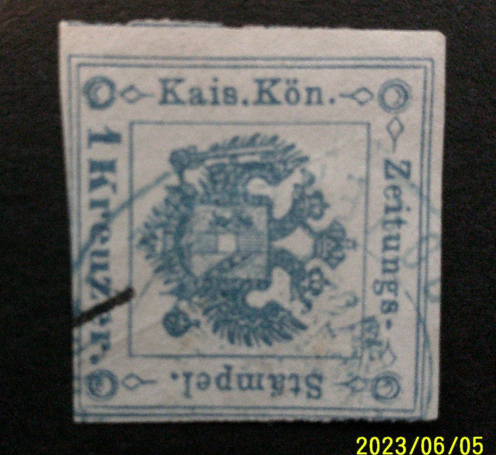 Austria PR2 Newspaper Tax Stamp 1kr Coat of Arms Europe Used | eBay UK