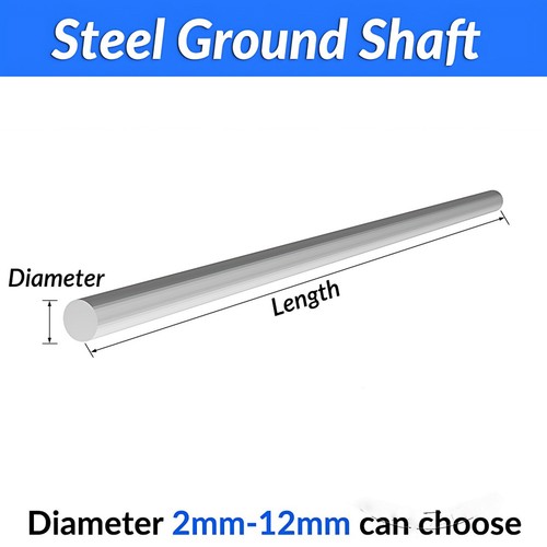 For Model Toy RC Car Wheel Diameter 2-10mm Metal Round Axles Long Shaft ...