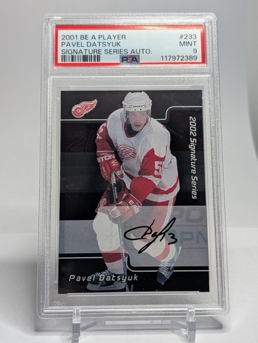 Pavel Datsyuk 2001-02 In the Game - Be A Player Signature Series Rookie ...