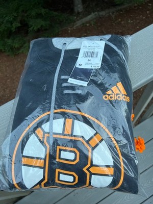 Men's Boston Bruins adidas Black Skate Lace Primeblue Team Pullover ...