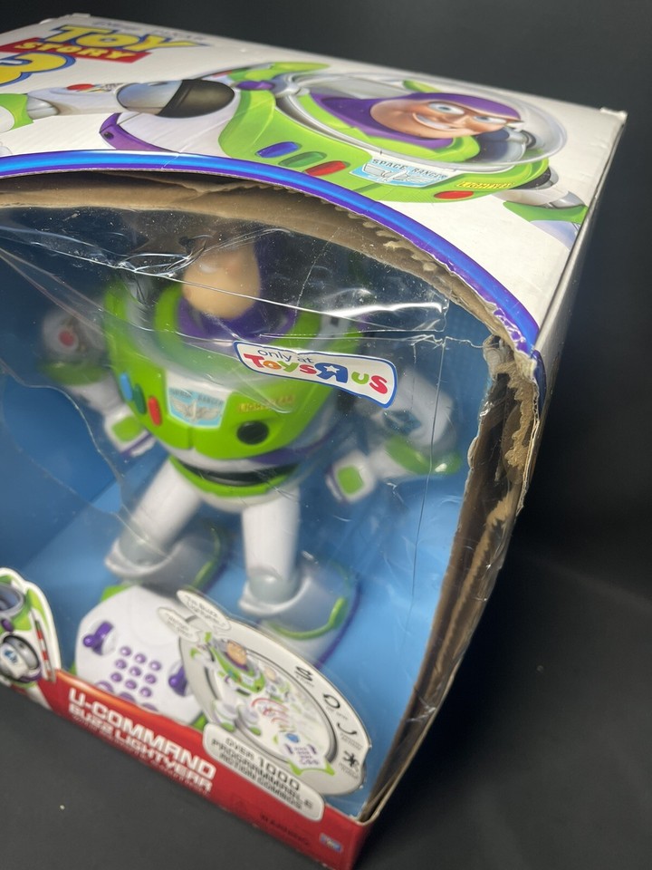 DISNEY PIXAR TOY STORY 3 U COMMAND BUZZ LIGHTYEAR REMOTE CONTROL NOS ...