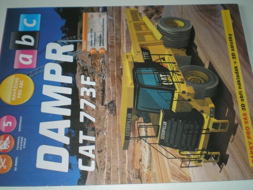 Vintage Czech Paper Model CATERPILLAR DAMPR CAT 773F 1:50 | eBay