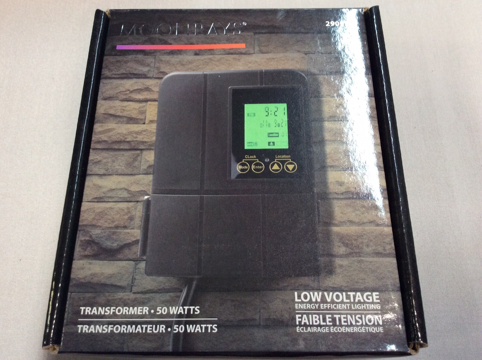 MOONRAYS 50W 5-Mode Low Voltage Transformer w/ Astronomic Timer 29095 ...