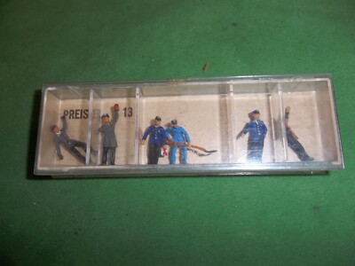 PREISER HO SCALE SET 13 RAILWAY YARD WORKERS | eBay UK
