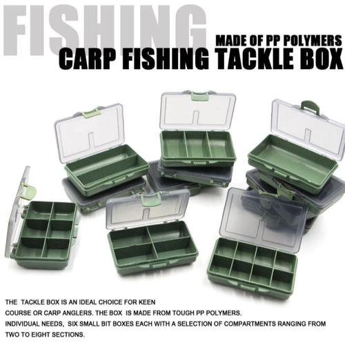 Plastic Fishing Lure Storage Separated Tackle Hook Bait Container Case ...